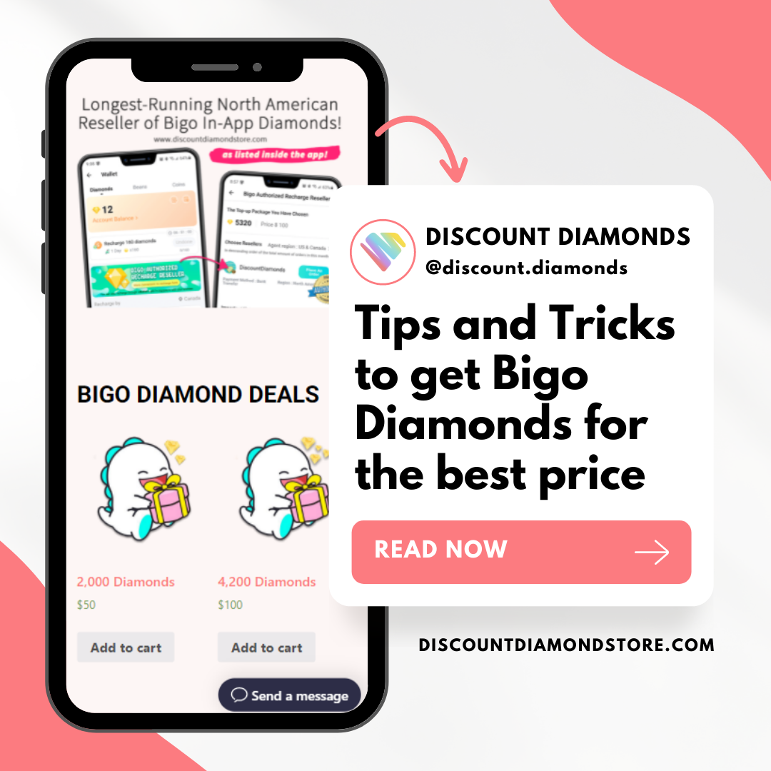 Tips and Tricks to get BIGO Diamonds for the best price! - Discount ...