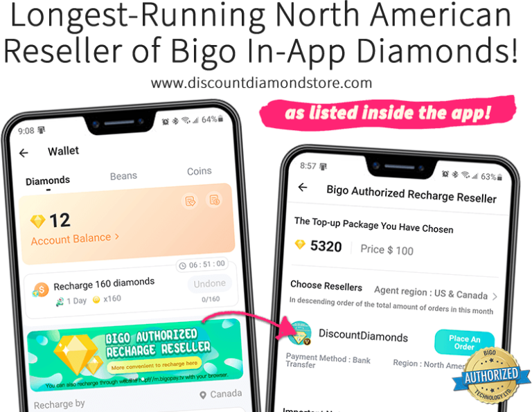 Discount Diamond Store - Bigo's Longest Running North American reseller!